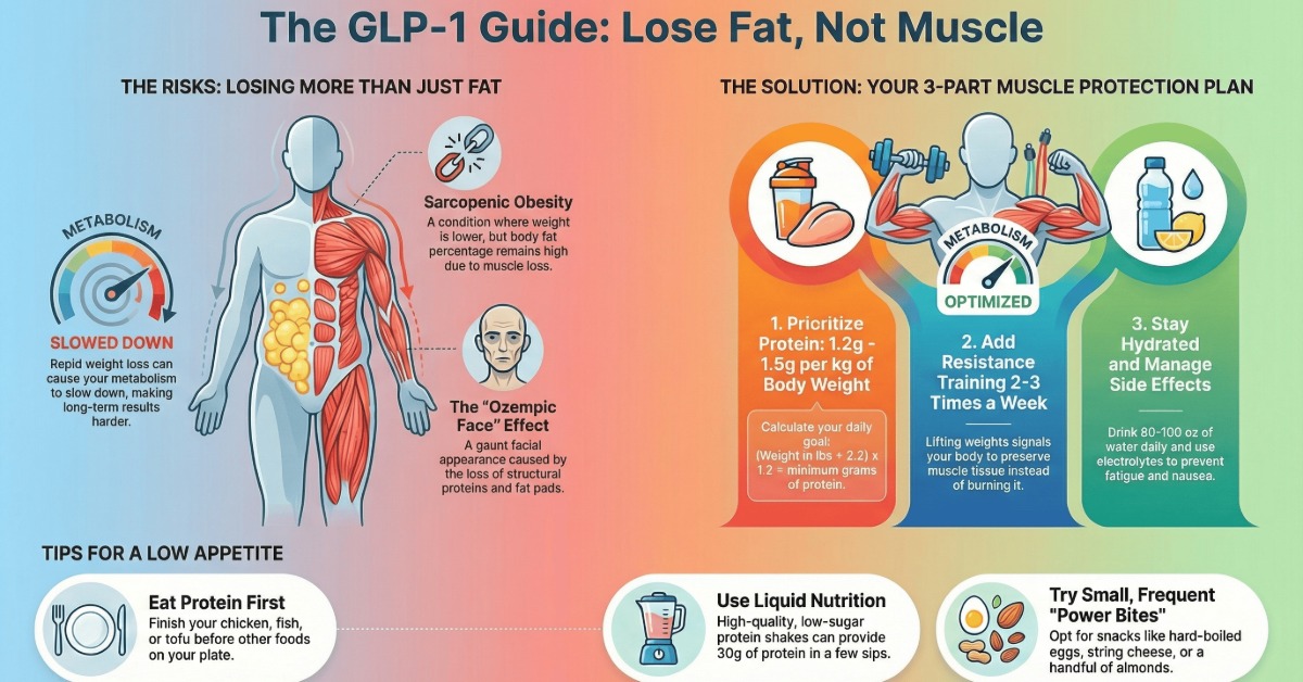 The GLP-1 Protein Guide: How to Prevent Muscle Loss and "Ozempic Face ...