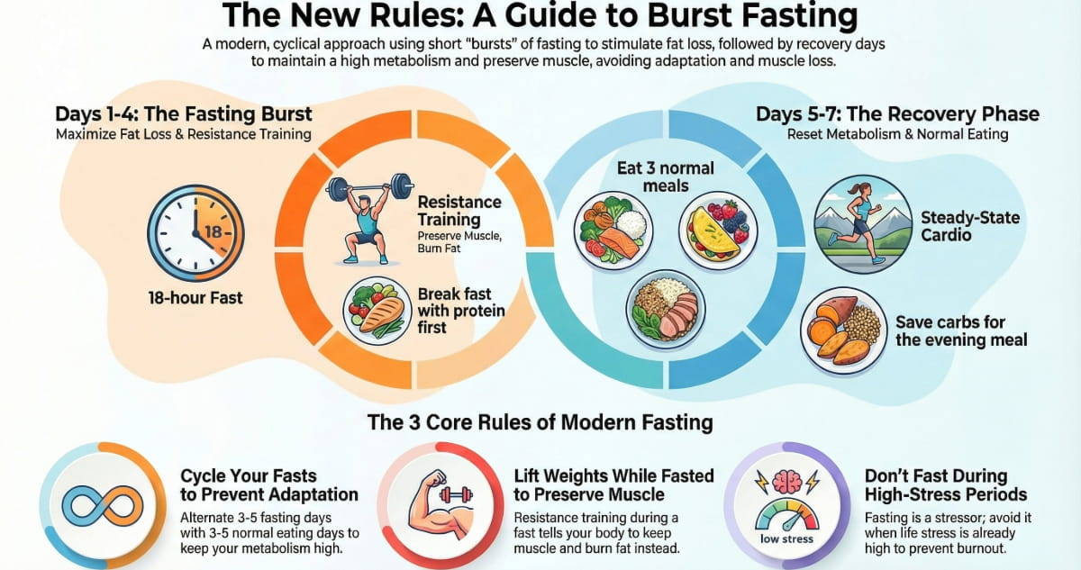 Weight Loss and Muscle Gain: 7 Day Burst Fasting Meal Plan